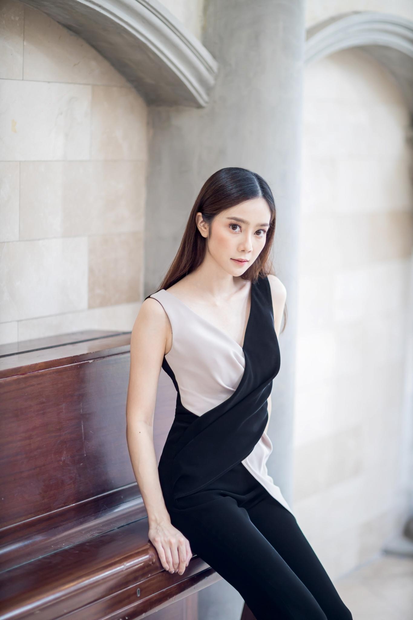 SHARYA - Classic Long Dress (Burgundy) - Sharya - ThaiPick