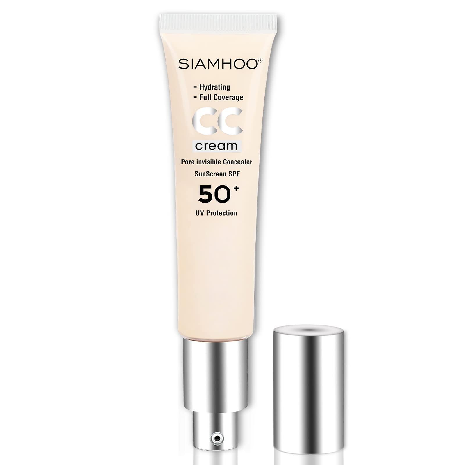 CC Cream 3in1 ซีซีครีม SIAMHOO Foundation พร้อม Spf 50+ เหมาะกับทุกสภาพ ...