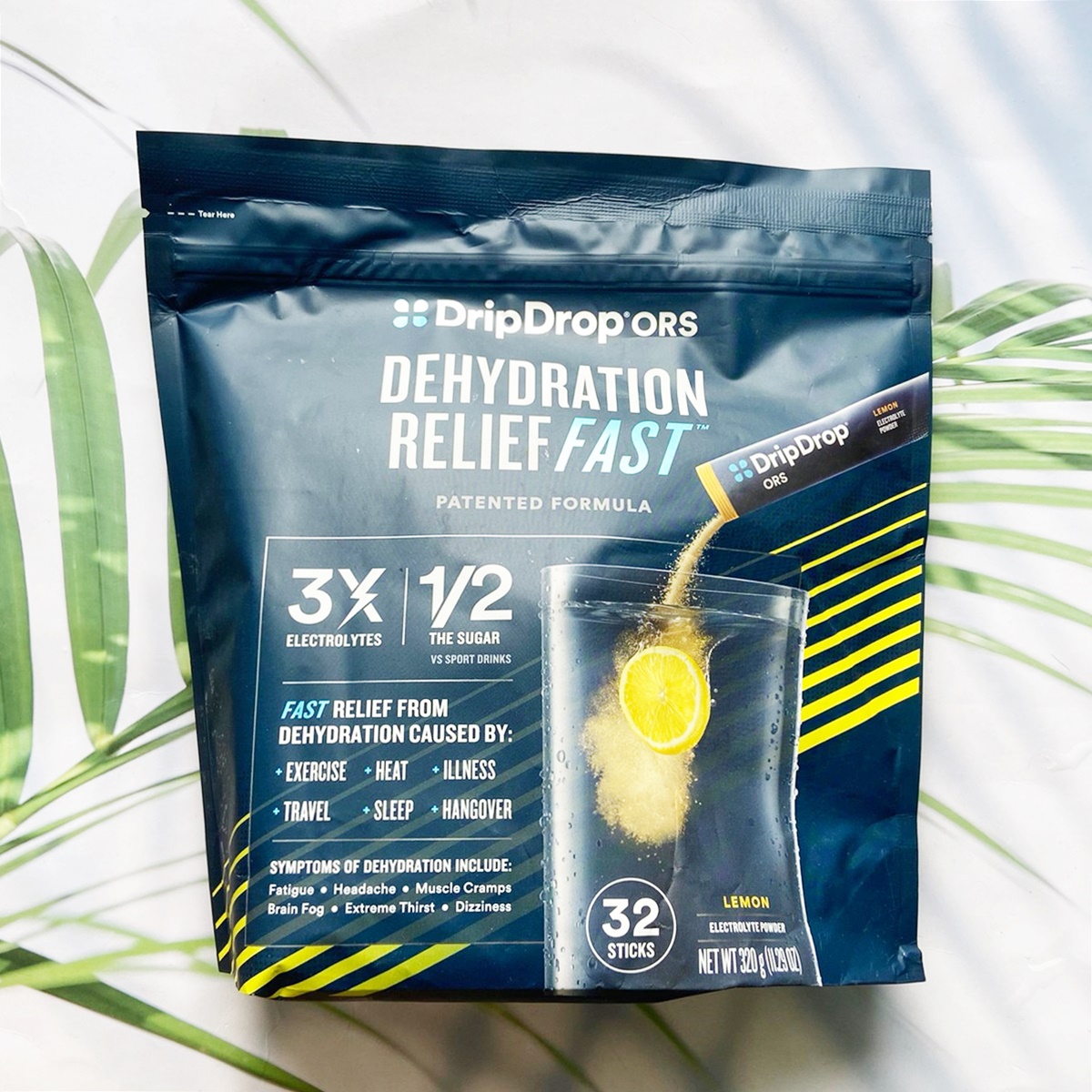 อิเล็กโทรไลต์ แบบผง เกลือแร่ ORS Dehydration Relief Fast Electrolyte ...