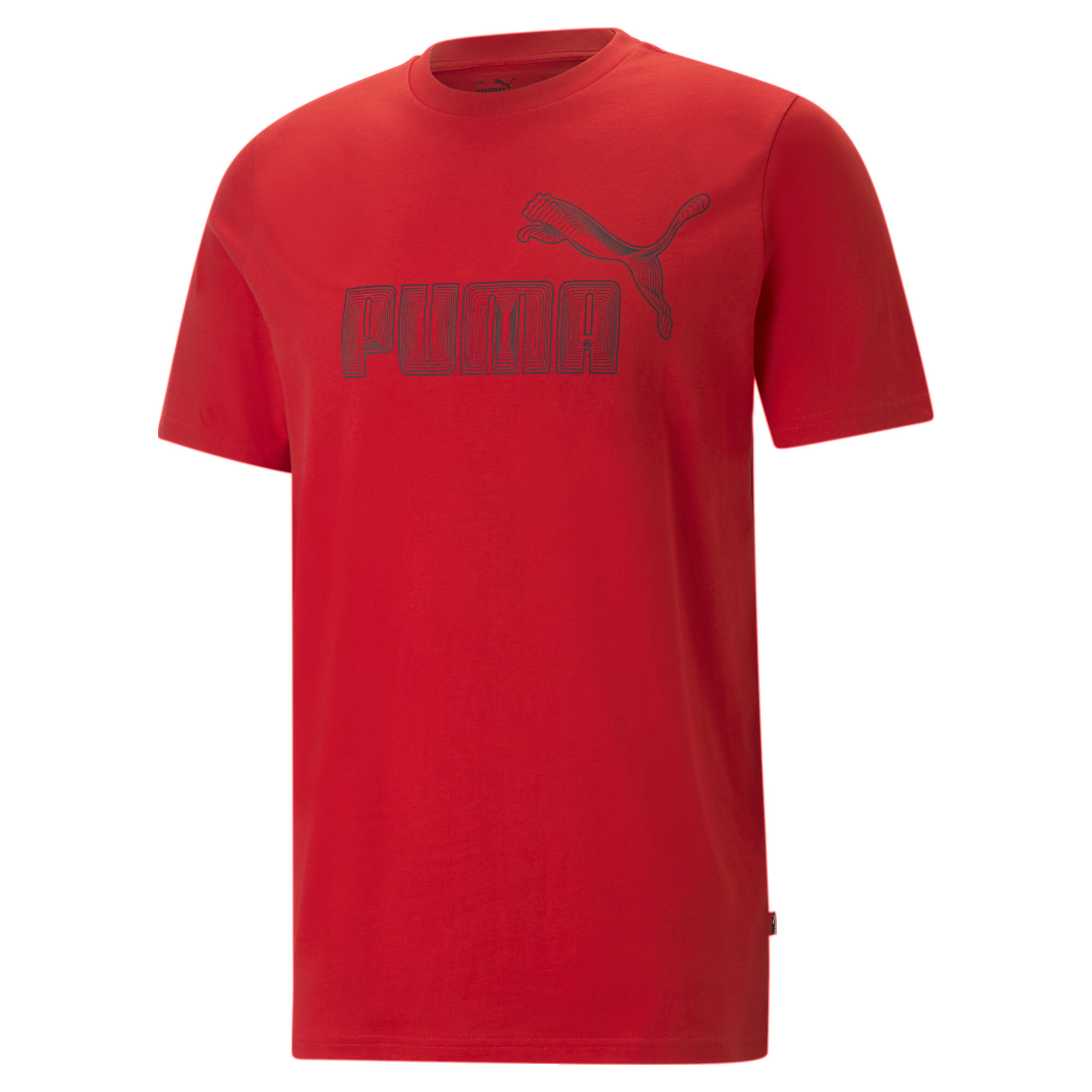 PUMA BASICS - เสื้อยืดโลโก้ GRAPHICS No.1 สีแดง - APP - 67447311 - PUMA ...