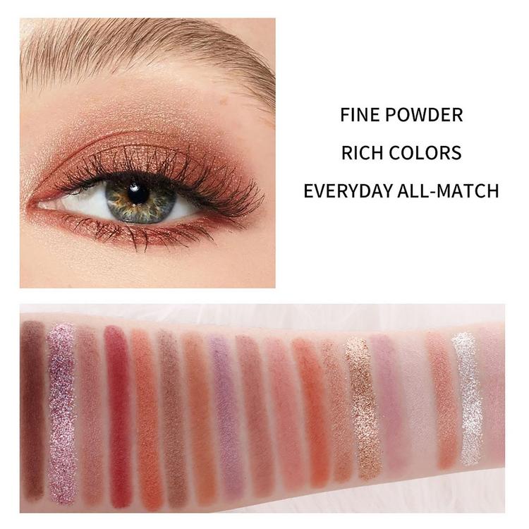 Eyeshadow Palette 18 Colors Waterproof Eyeshadow Makeup Set Matte And ...