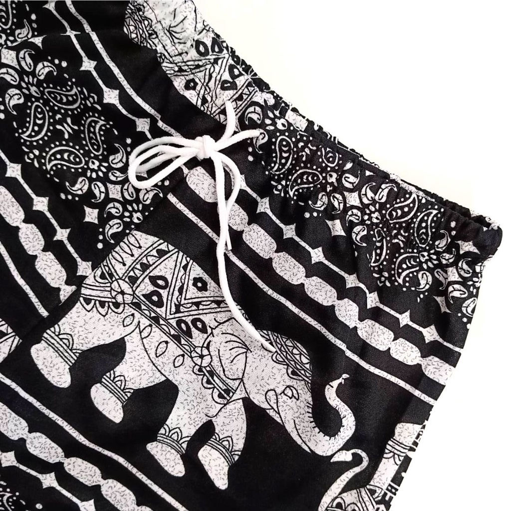 LovInFashion--- กางเกงช้าง ขาสั้น Elephant pant สไตล์Unisex ยางยืด มี ...