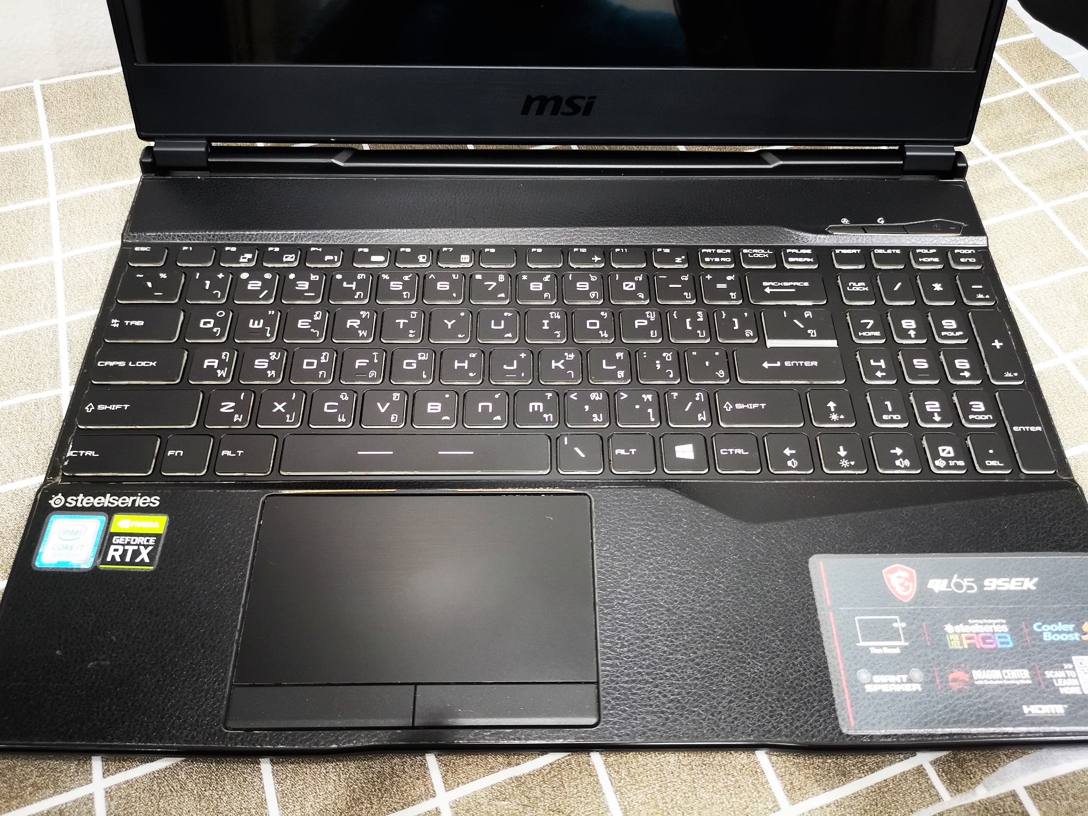 Notebook MSI GL65 9SEK-071TH สินค้ามือ2 สภาพดี - adopComputer - ThaiPick