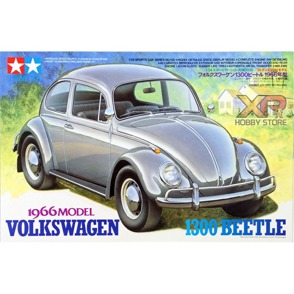 [Tamiya] 1/24 : Volkswagen 1300 Beetle 1966 (TA 24136) | Lazada.co.th