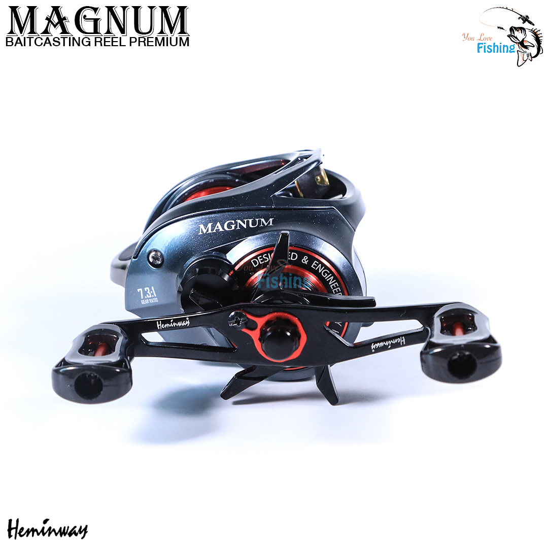 รอกหยดน้ำ เฮมินเวย์แม็กนัม Heminway MAGNUM ปี 2023 มีระบบติ๊กเสียงปลาลาก ระบบช่วยลดการตีฟู่ปรับ ...