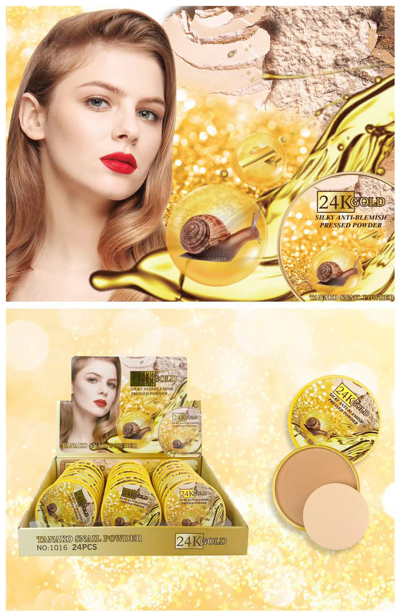 TANAKO SNAIL POWDER แป้งพัฟ ทานาโกะ สเนล พาวเดอร์ ผลิตภัฑ์ตกแต่งผิวหน้า ...