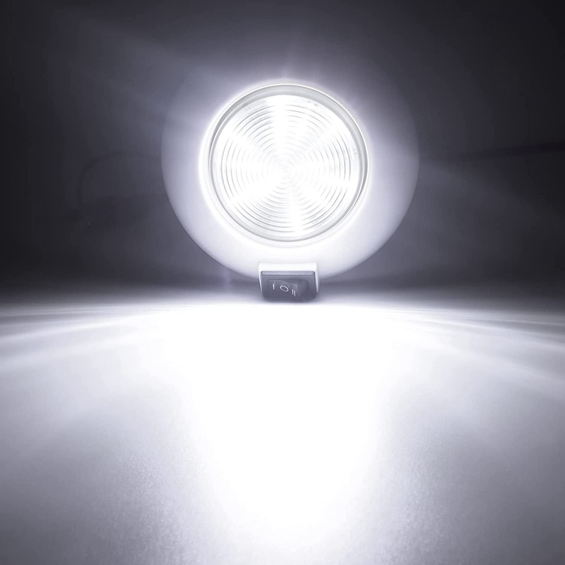 4PCS RV Round LED Dome Lights, 4 Inch Interior Roof Ceiling Awning Led ...