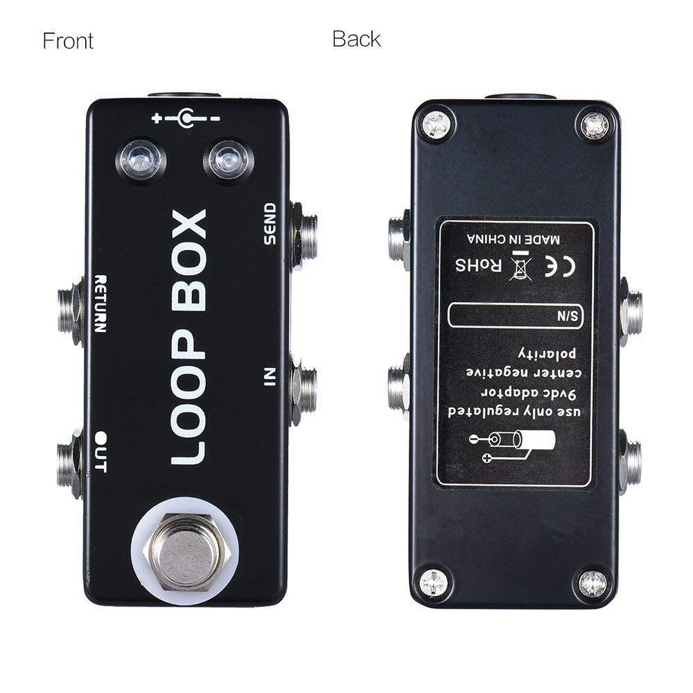 Mosky Mini Guitar Effect Pedal Loop Box Switcher Channel Selection True ...