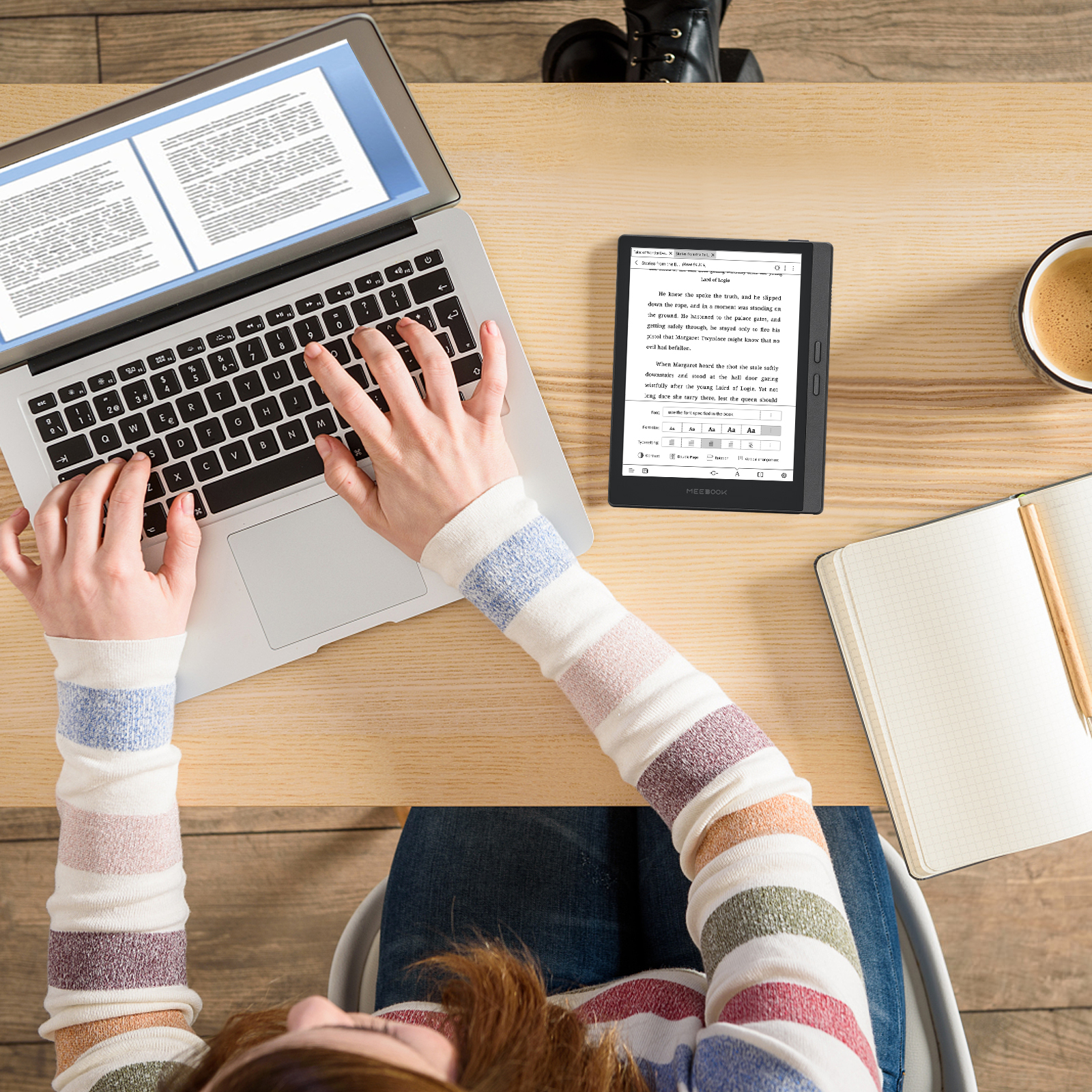 Meebook M7 eBook Reader - New 7 Eink (Android 11 Micro SD Slot 1TB ...