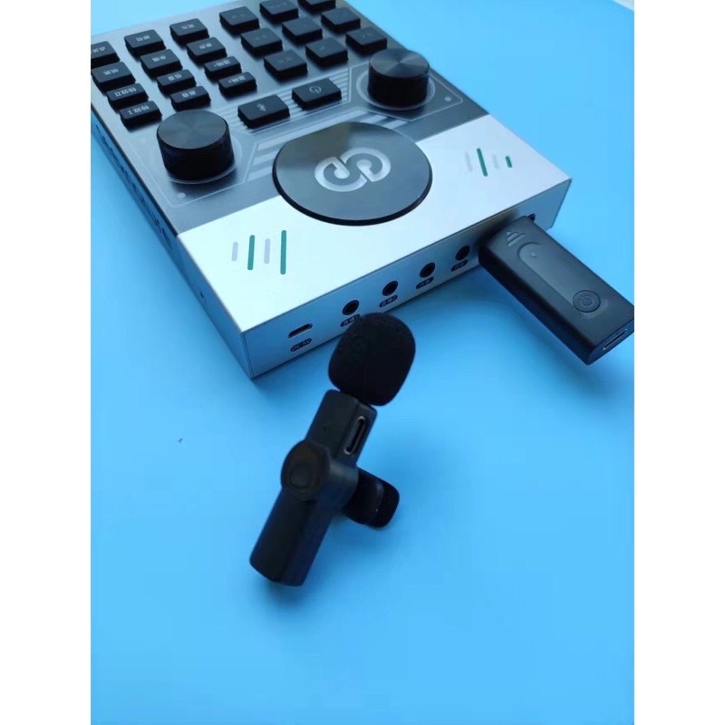 V8 V8s Audio Stereo Headset Microphone Webcast Streamer Live Sound Card ...