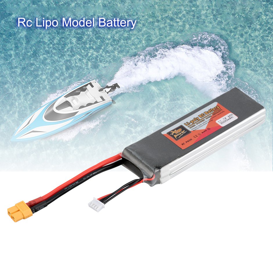 Gozee Magic ZOP Power 11.1V 3500mAh 60C 3S 1P Lipo batery XT60 plug for ...