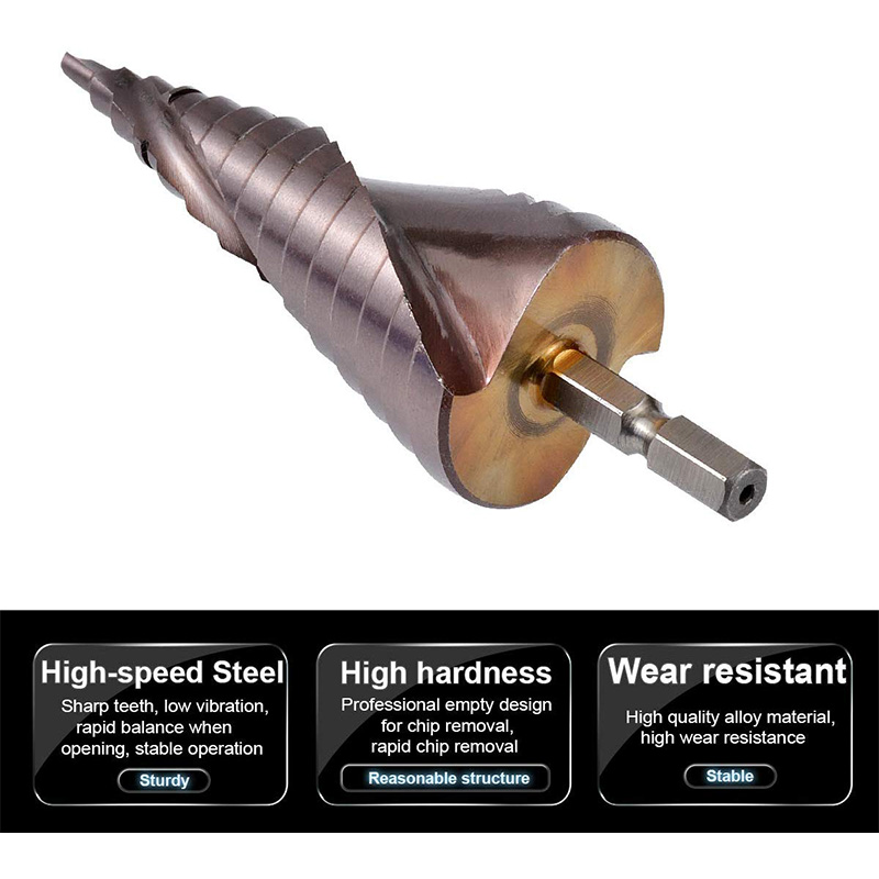M35 HSS Co Step Drill Bit Cobalt Cone Drill Bits 4-32Mm Wood Stainless Steel Metal Hole Saw Tool ...