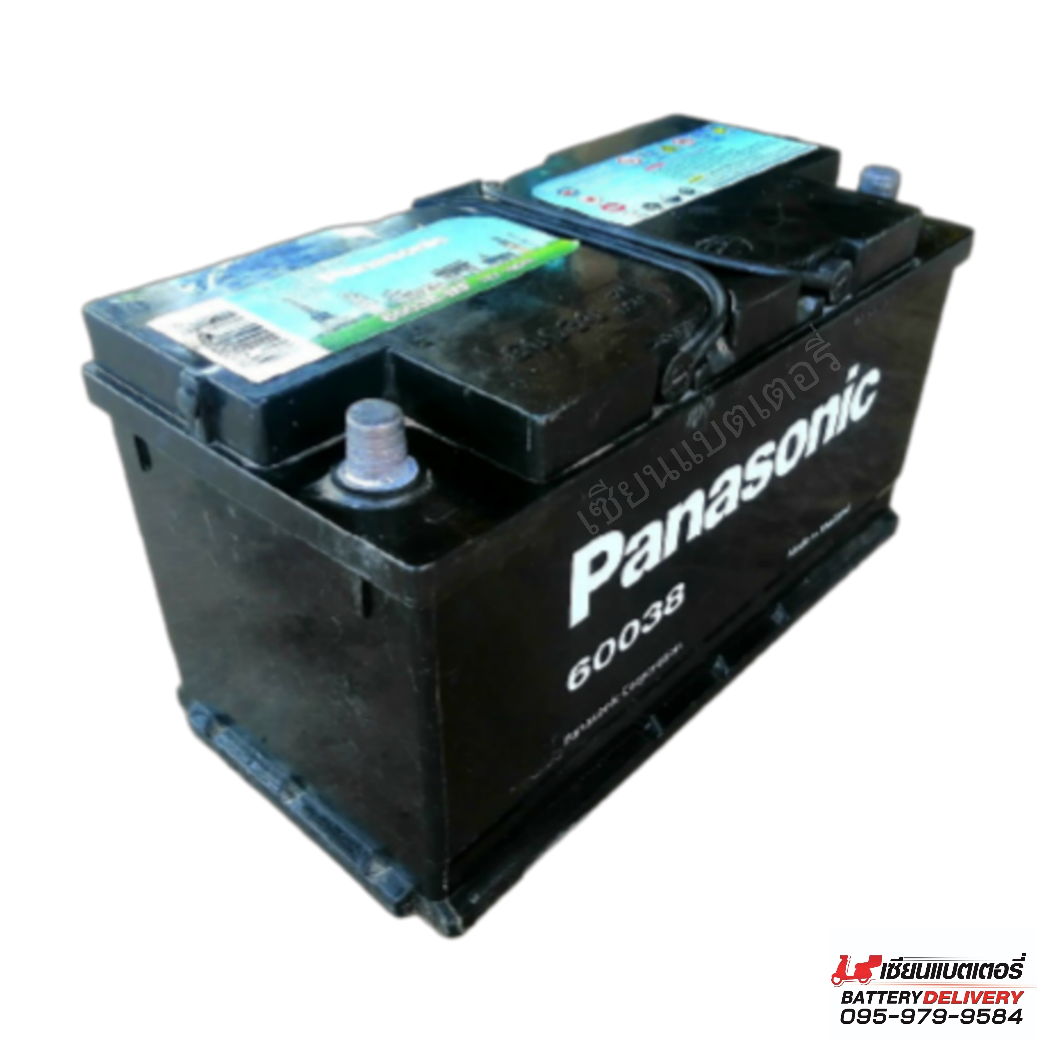 Panasonic 60038 MF (LN5) 12V 100AH แบตเตอรี่รถยนต์พานาโซนิค สำหรับรถยุโรป สำหรับใช้งานโซล่าเซลล์ ...