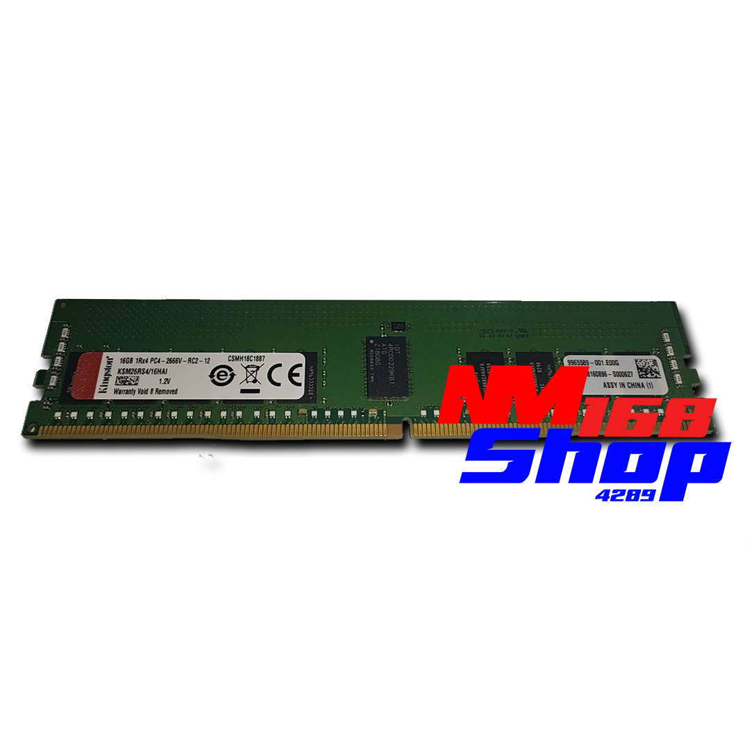 ECC RAM Server DDR4 16GB บัส 2666MHz Kingston กรุณาเช็คเมนบอร์ดของท่าน ...
