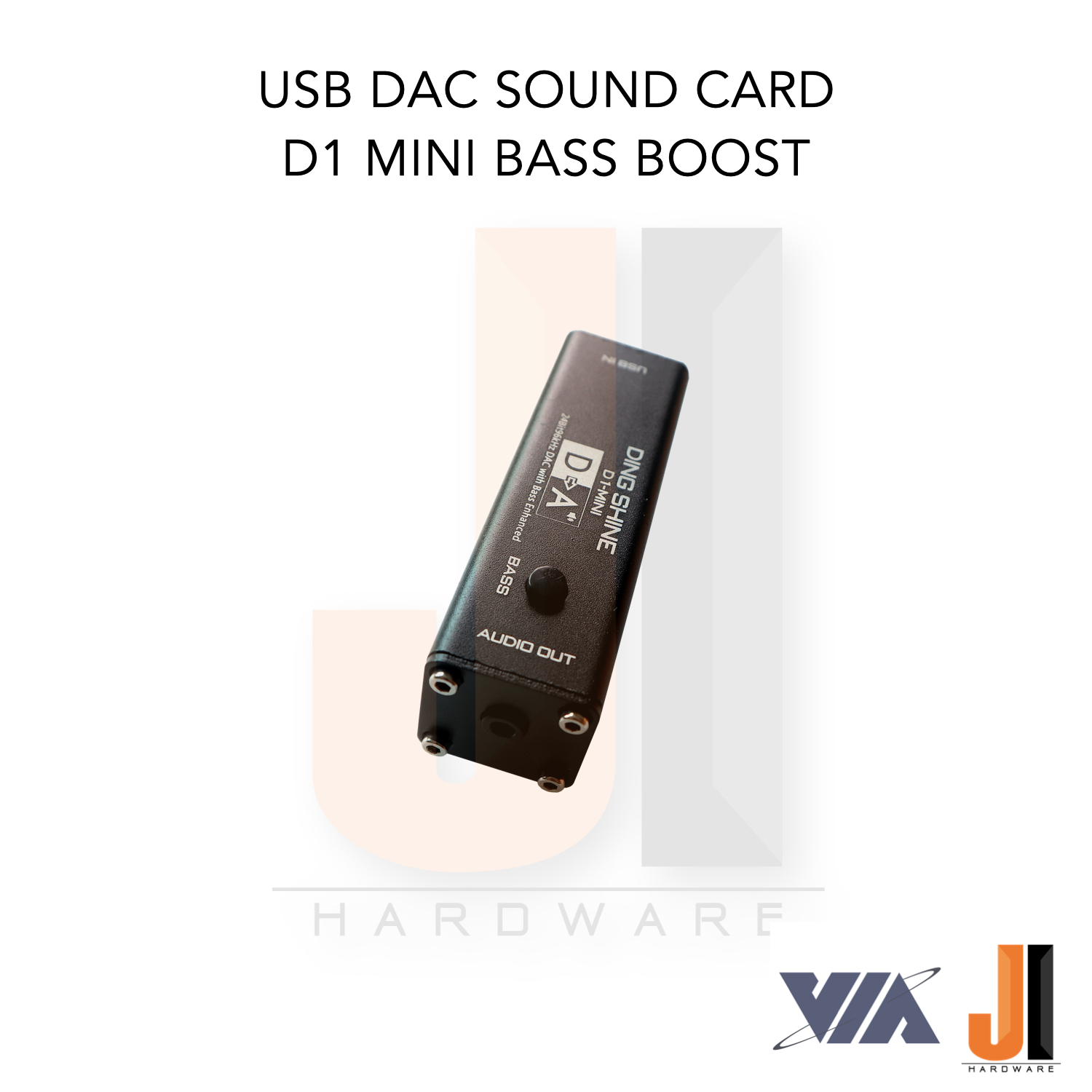 USB DAC sound card D1 Mini Bass Boost high resolution sound (Support ...