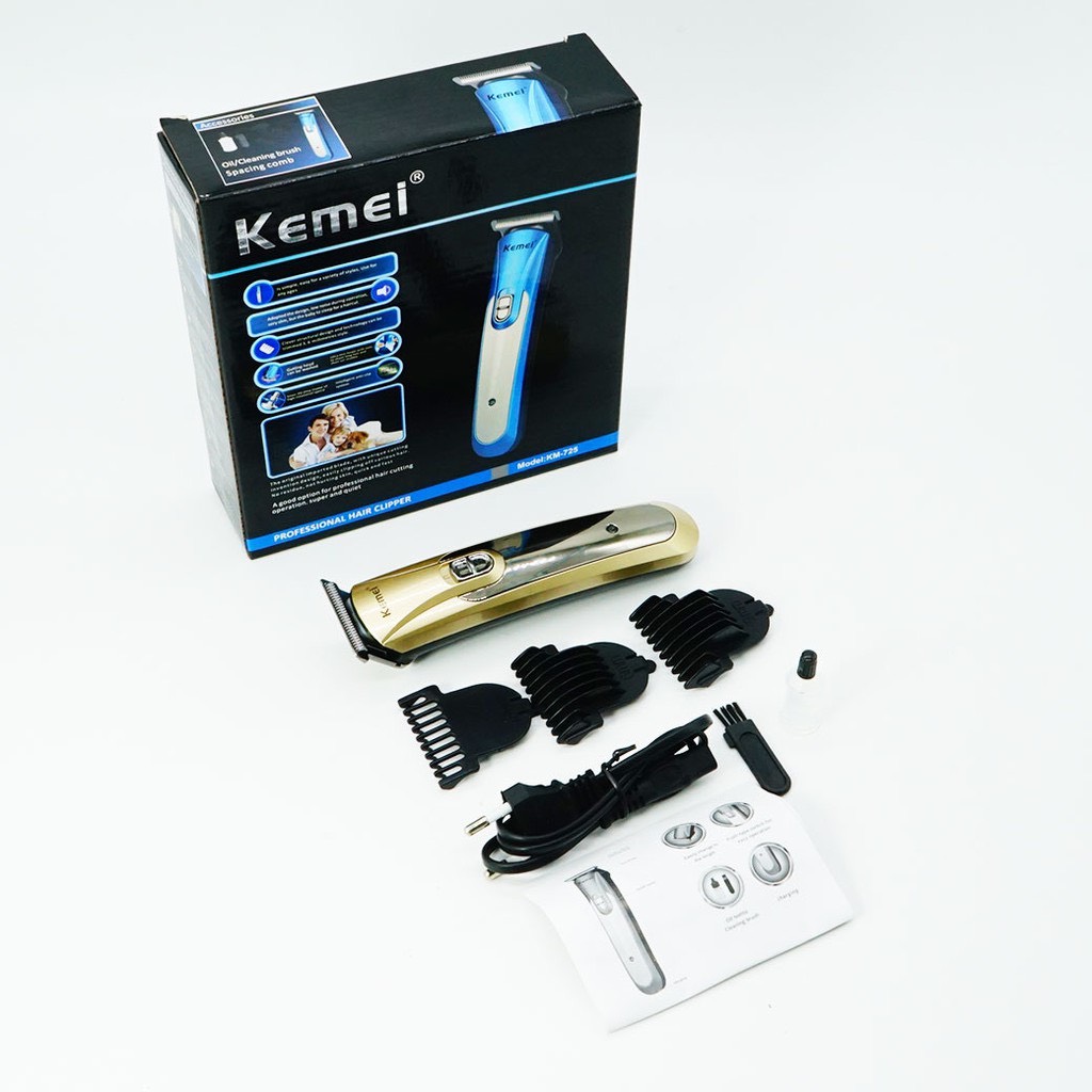 Sale พร้องส่ง ปัตตาเลี่ยน ปัตตาเลี่ยนไร้สาย ปัตตาเลี่ยนตัดผม KM725 แบต ...