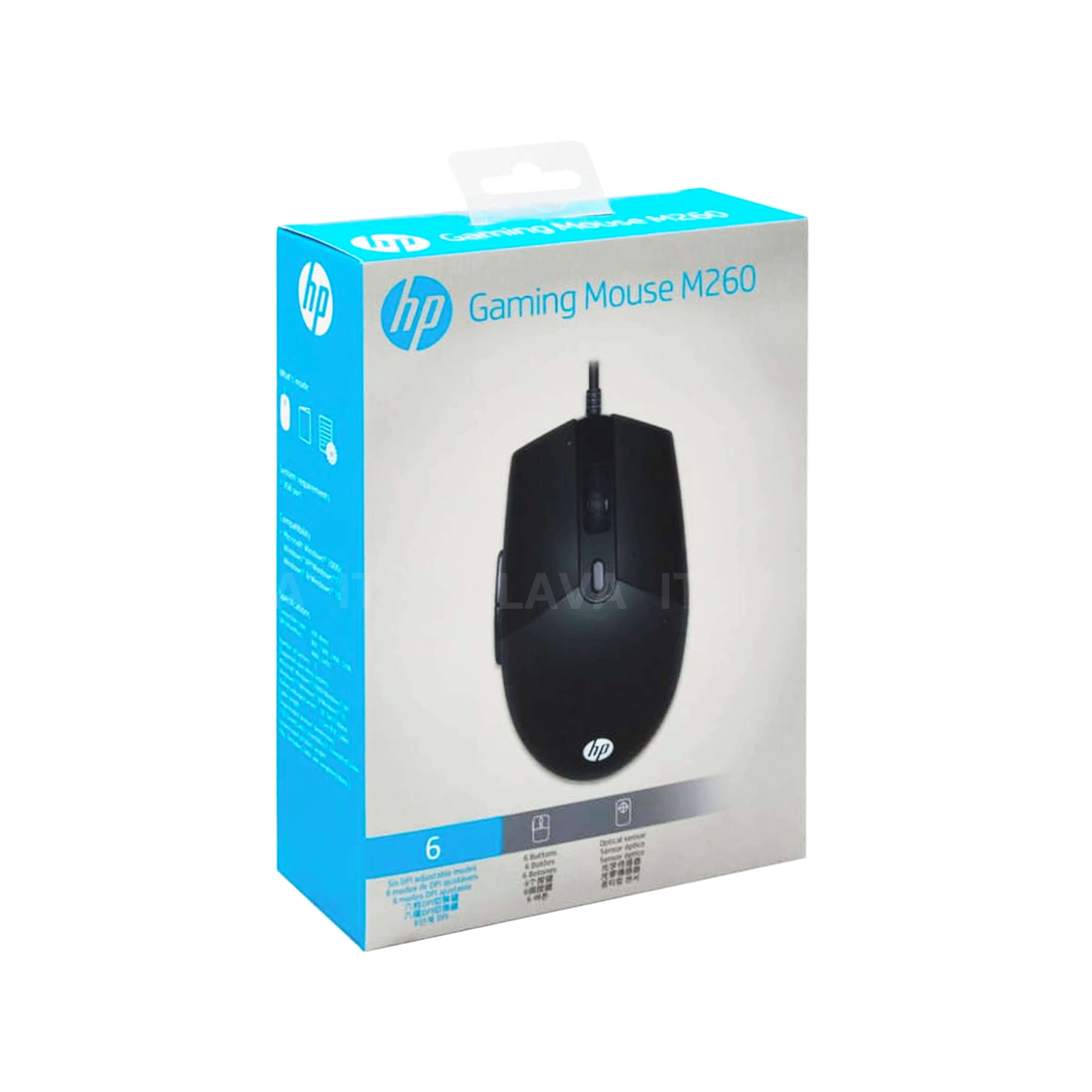 HP M260 Mouse Gaming USB Optical เมาส์เกมมิ่งปรับค่า DPI ได้ 6 ระดับ มี ...