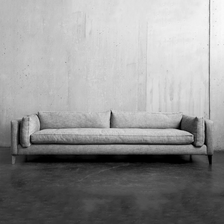 OMEGA HOME โซฟา Modern Light Luxury Nordic Loft Industrial Style Sofa ...