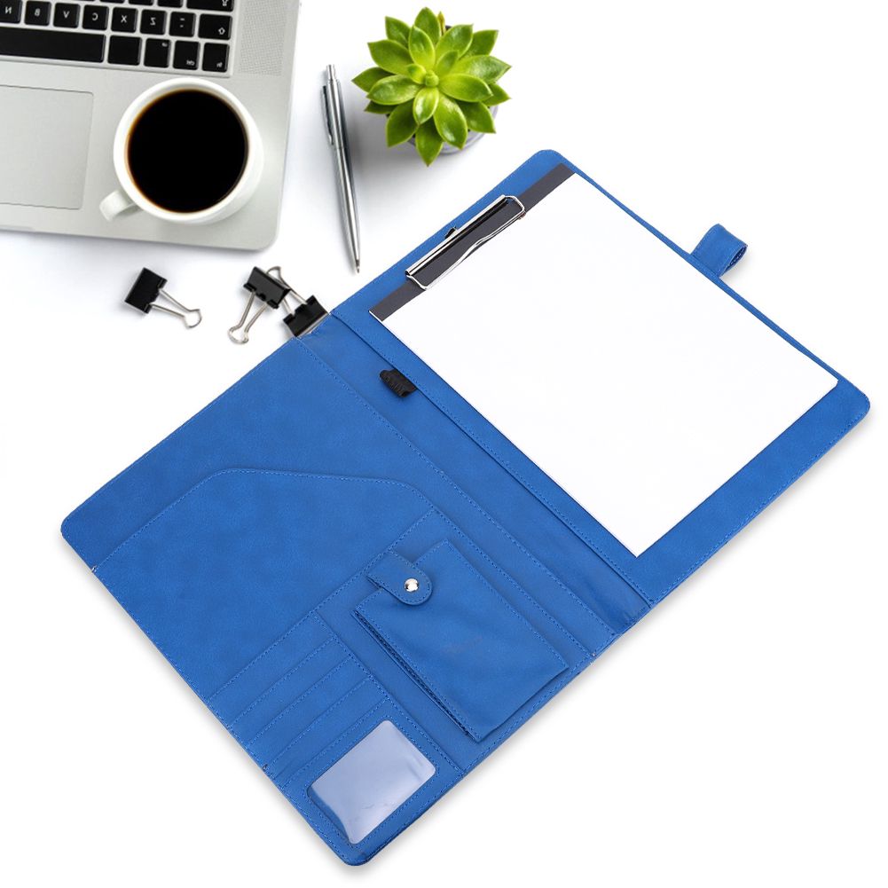 【สินค้าขายดี】PU A4 Multifunction Document Clipboard File Folder Meeting ...