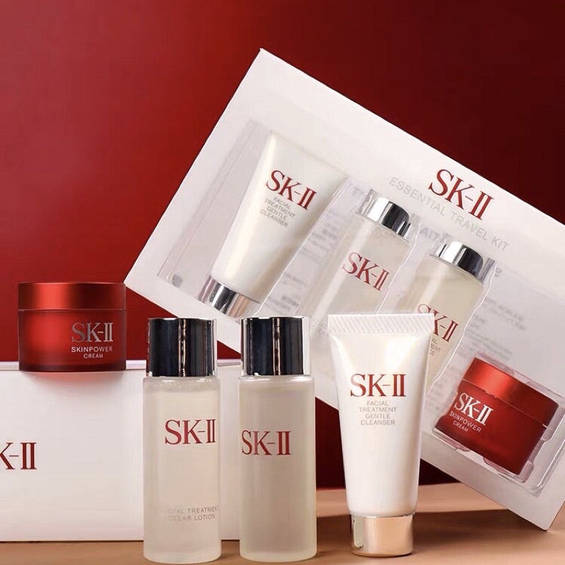 SK-II essential travel kit 4 pieces เช็ต ลดฝ้า กระ จุดด่าง หมดอายุ 06/2024 - Pop chic shop ...