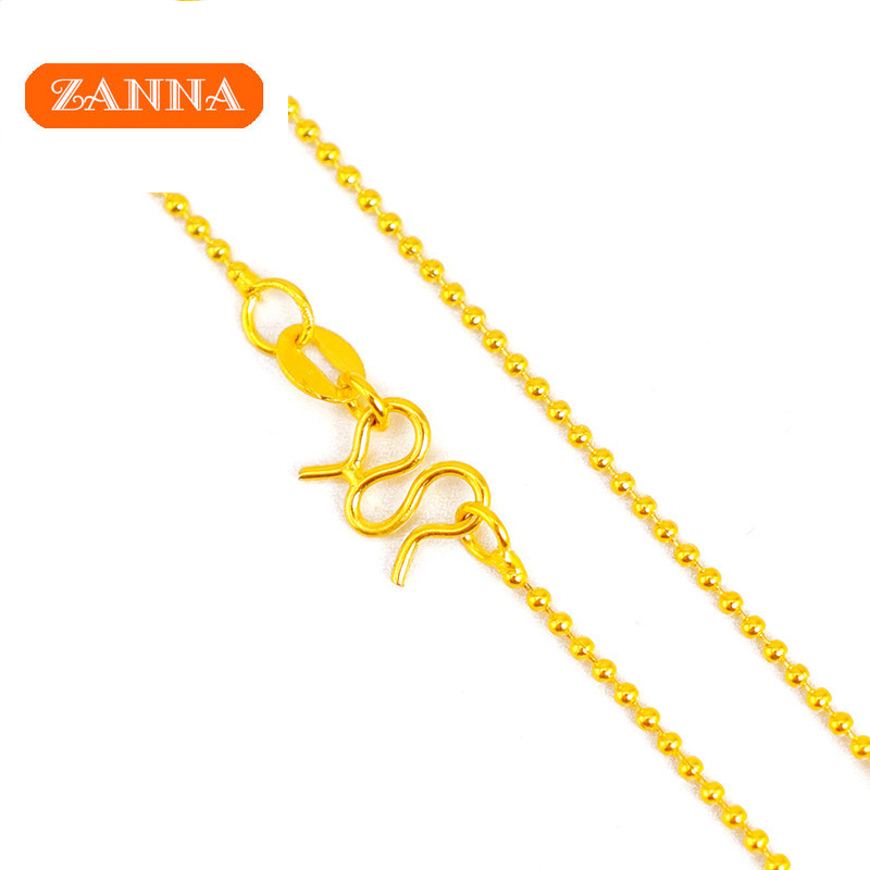 18k saudi gold necklace for women -International gold necklace 1.2mm ...