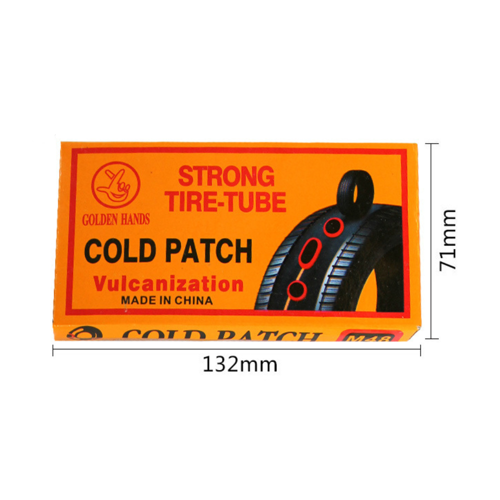 ชุดซ่อมล้อ รถยนต์ จักรยาน มอเตอร์ไซร์ Patch Rubber แผ่นกาว 48 ชิ้น + 1 ...