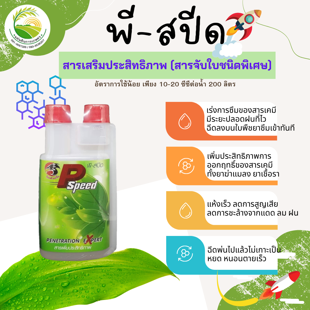พี-สปีด สารจับใบ คุณภาพดีเยี่ยม 1000ml 500ml 100ml | Lazada.co.th