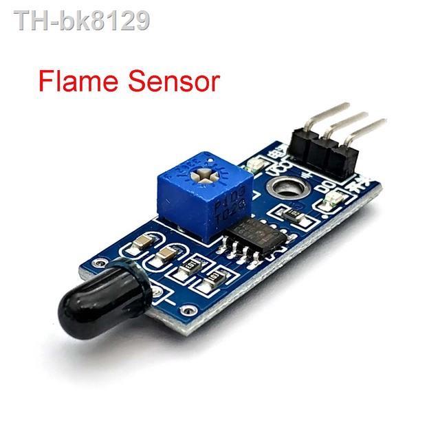 3 Pin IR Flame Detection Sensor Module Fire Detector Infrared Receiver ...