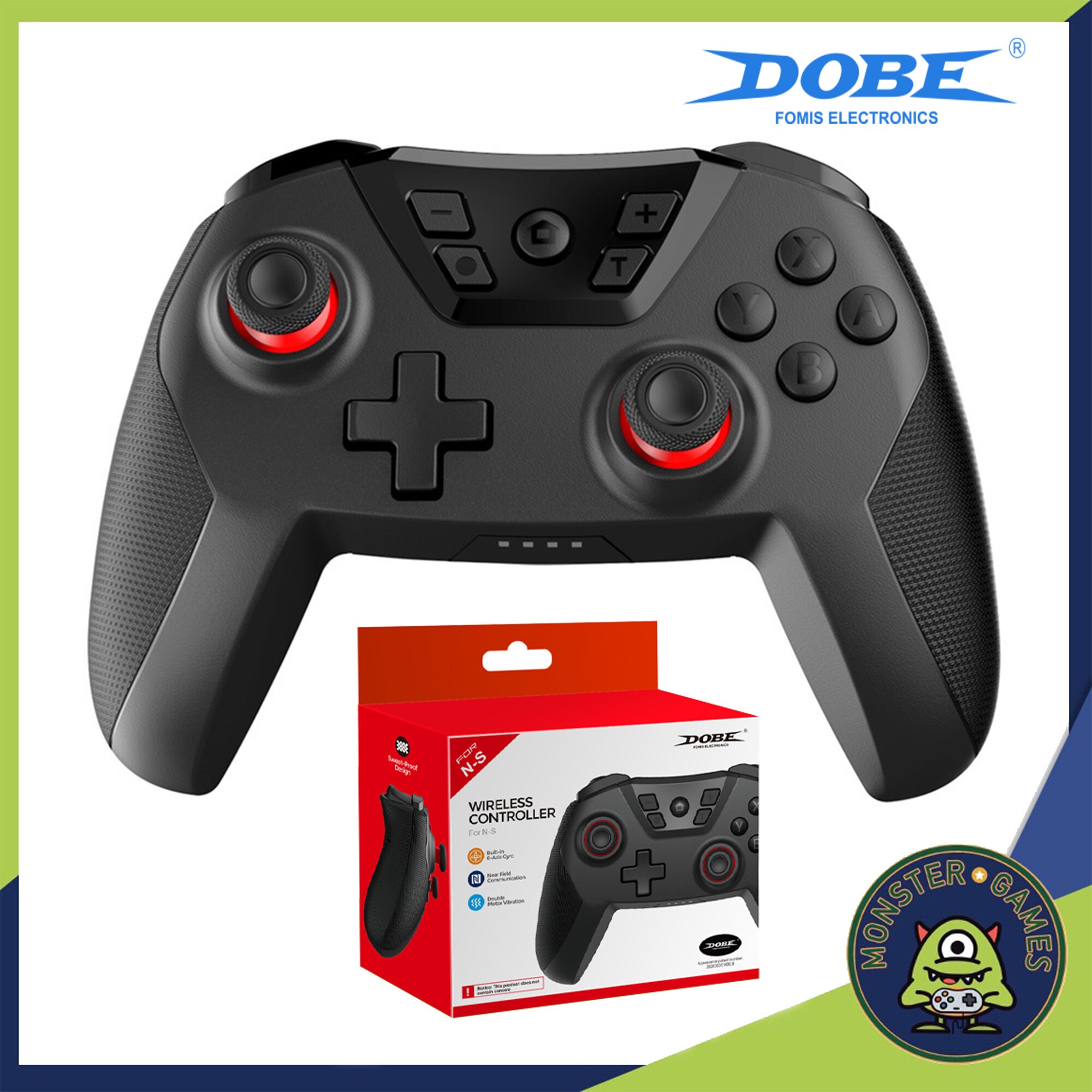 Dobe Wireless Controller for Nintendo Switch ต่อ NFC ได้ (Dobe joy Pro)(Joy-Pro Dobe)(Nintendo ...