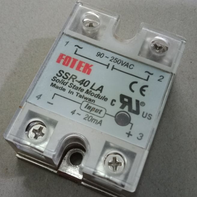 SSR-40LA โซลิส สเตท รีเลย์ 40A INPUT: 4~20mA OUTPUT: 90~250VAC ขาย 1 ตัว 460 บาท - Pepershop ...