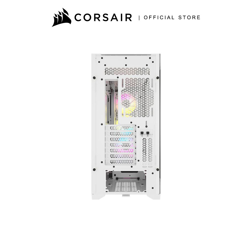 CORSAIR CASE iCUE 5000D RGB AIRFLOW Mid-Tower Case True White - 3x ...