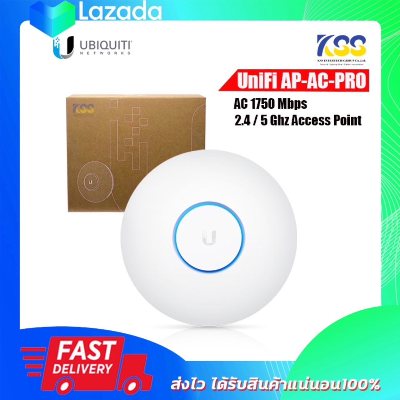 Ubiquiti UniFi UAP-AC-PRO Wireless Access Point AC Dual Band 1750Mbps ...