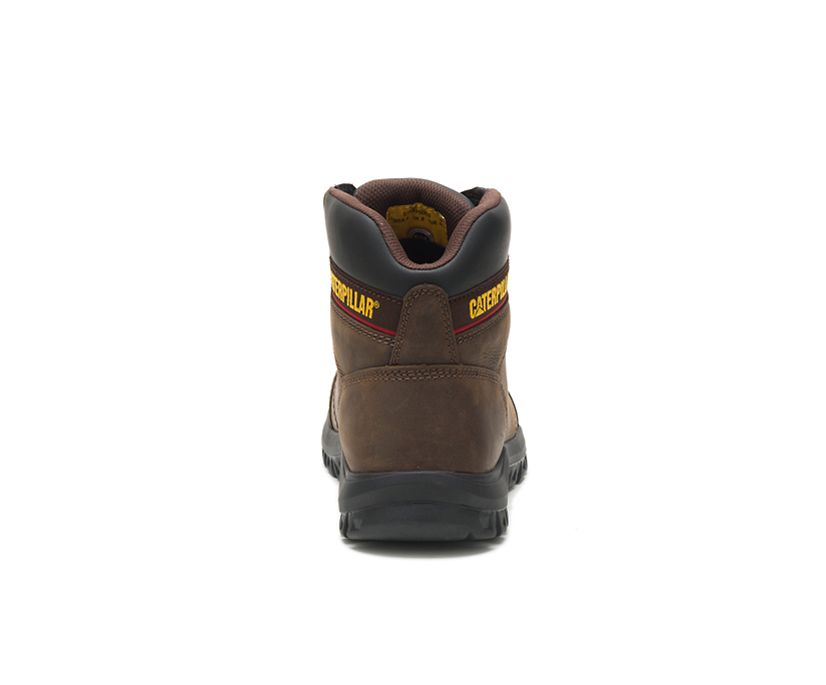 รองเท้า CATERPILLAR Outline Steel Toe Seal Brown P720996 - CATERPILLAR ...
