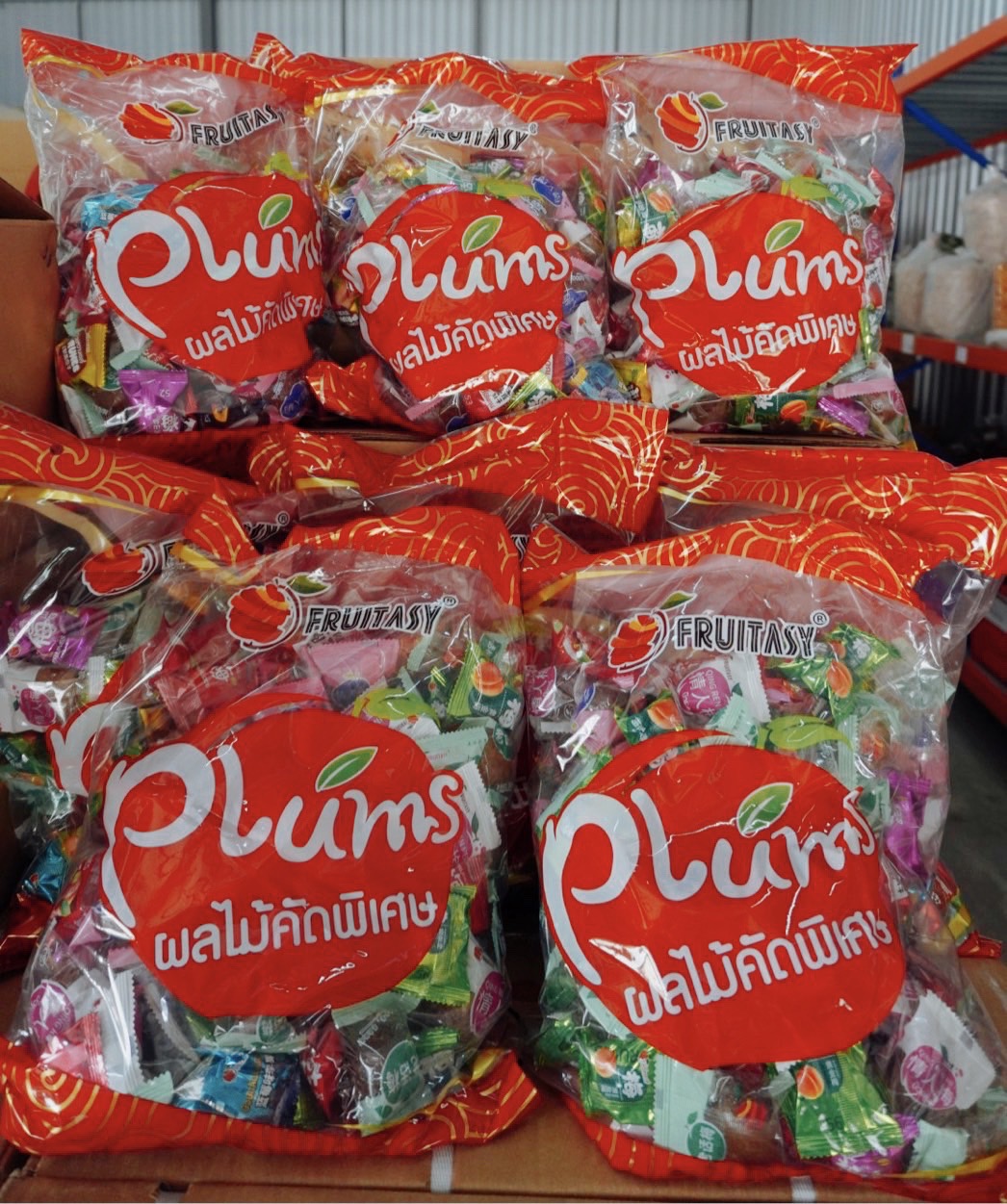 บ๊วยรวมรส Fruitasy เกรดพรีเมี่ยม ขนาด 1 KG 2 KG เม็ดใหญ่ หลากหลายรส ...