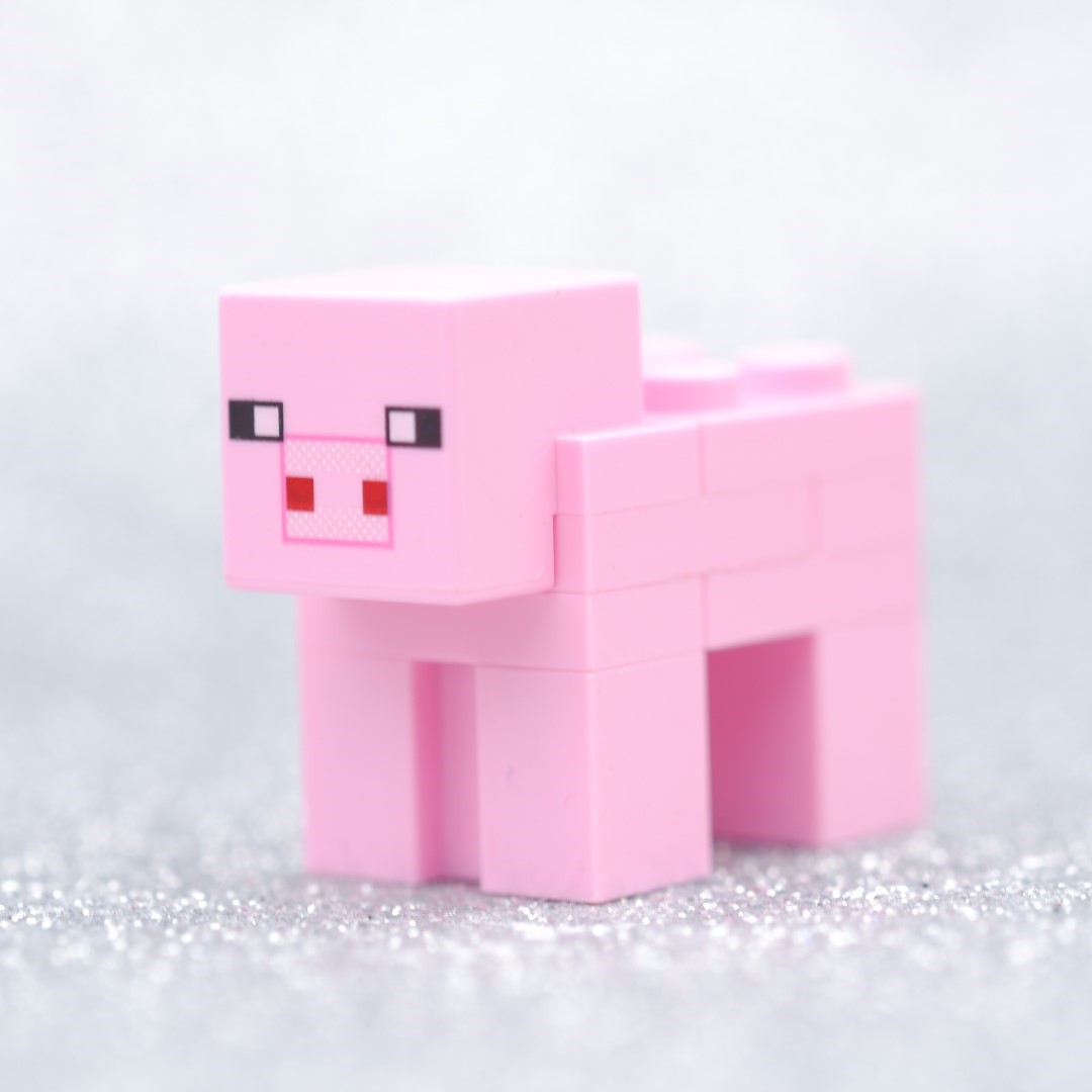Minecraft Pig MINECRAFT - LEGO Minifigures Authenti