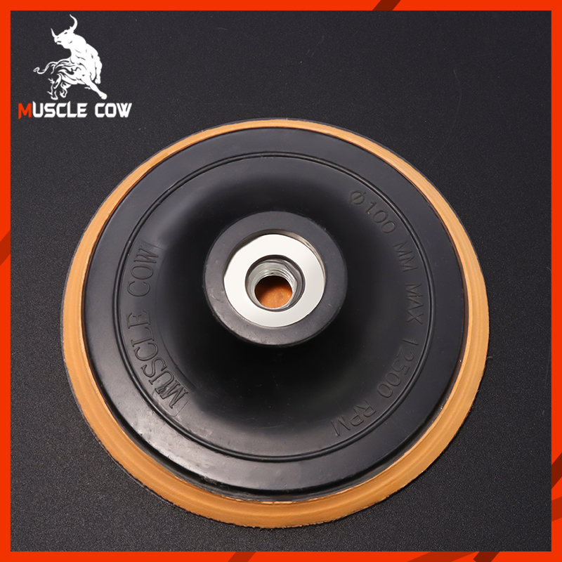 MUSCLE COW แป้นจับกระดาษทรายกลม 4นิ้ว ตีนตุ๊กแก จานยางขัดกระดาษทราย หัว ...