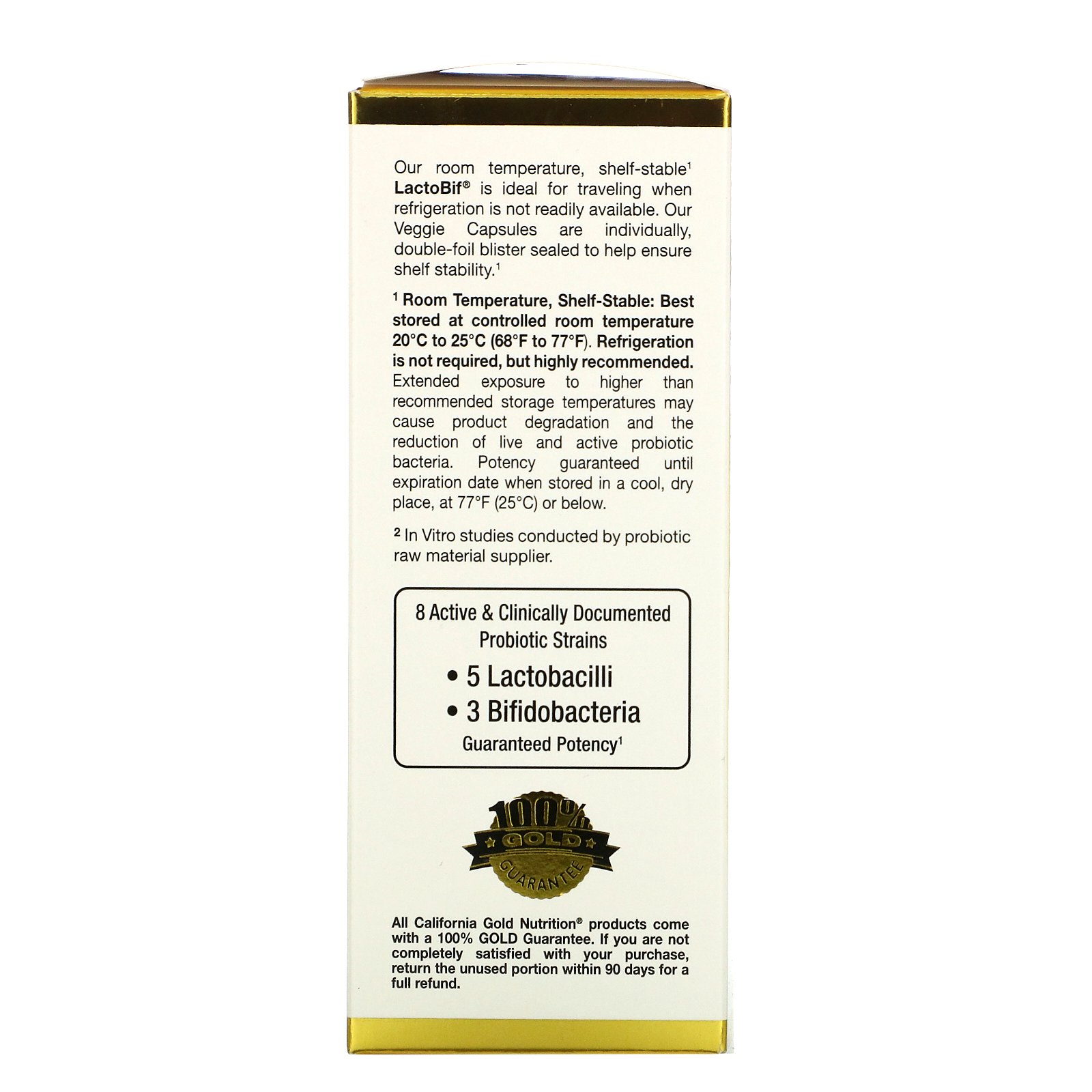 California Gold Nutrition, LactoBif Probiotics, 30 Billion / 5 Billion ...