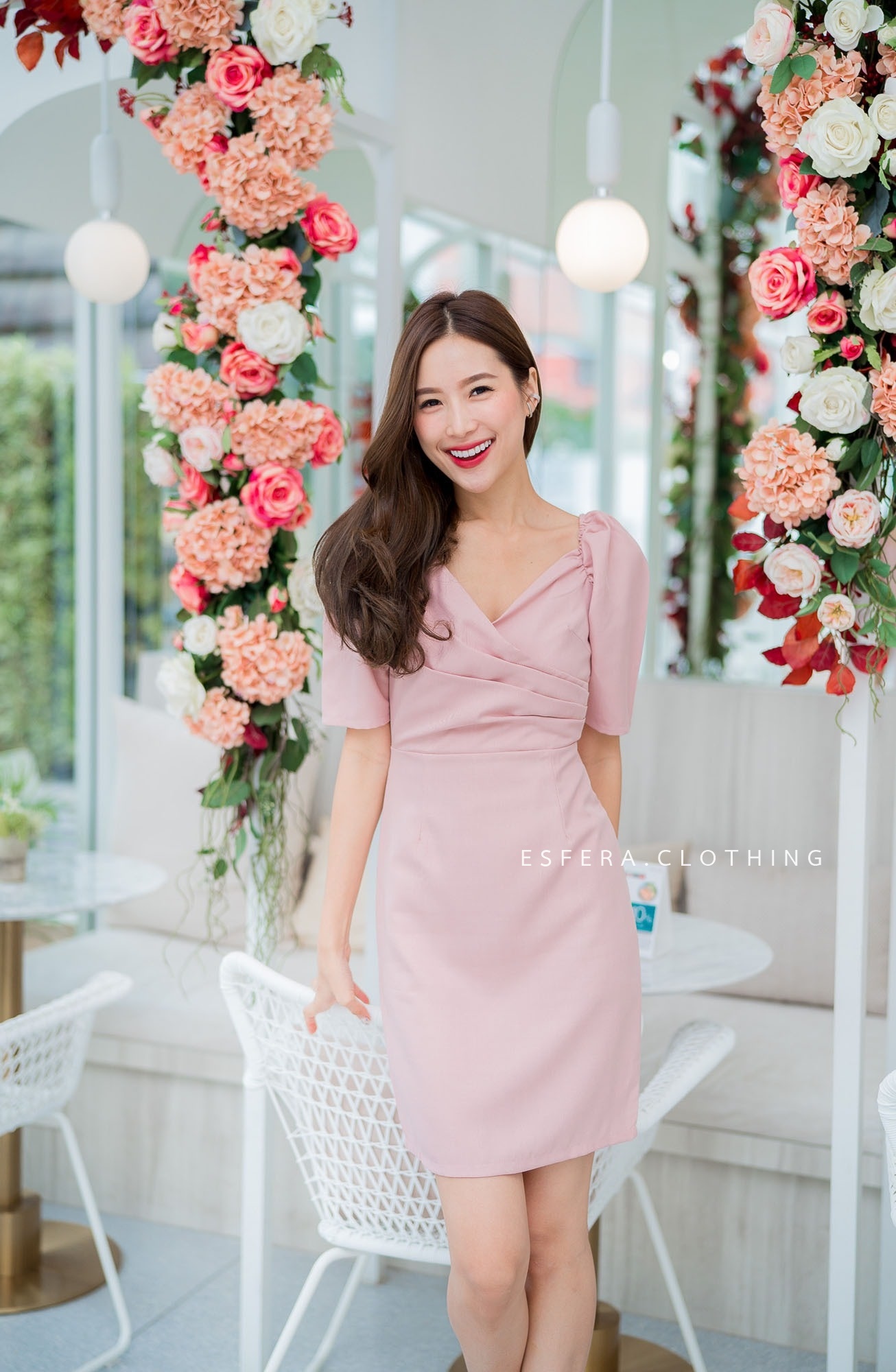 เดรสออกงาน เดรสทำงาน DR037-1 Herria Anna Dress - ESFERA - ThaiPick