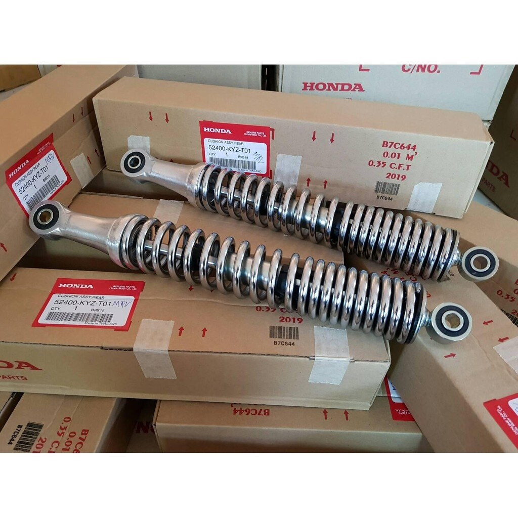 โช้คหลัง ของแท้เบิกศูนย์ honda สีชุบ wave125i ปลาวาฬ เวฟ125i 335มิล ...