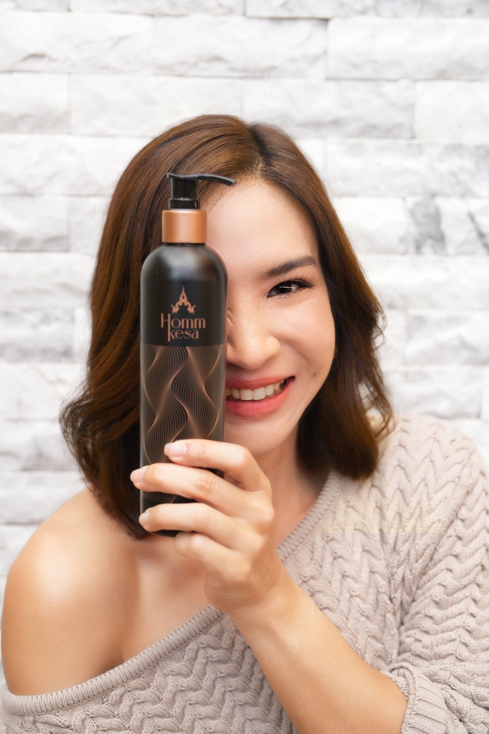 (Best Seller)เพื่อผมที่ผ่านการทำสีHommkesa natural color shine แชมพู ...