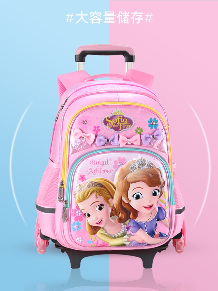 new Disney children pull rod bags of ice and snow princess Sophia 6 to ...