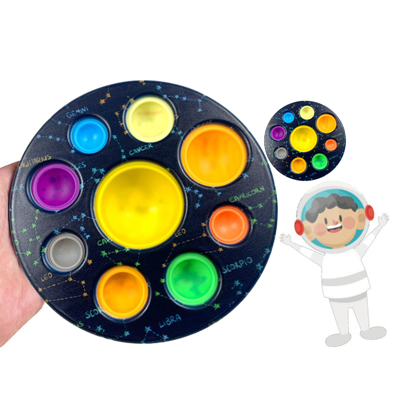 Finger Bubble Eight Planets Solar System Simple Dimple Fidget Sensory ...