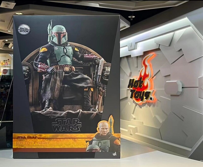 Hottoys 16TH TMS056 Boba Fett Repaint Armor And Throne The Mandalorian ...