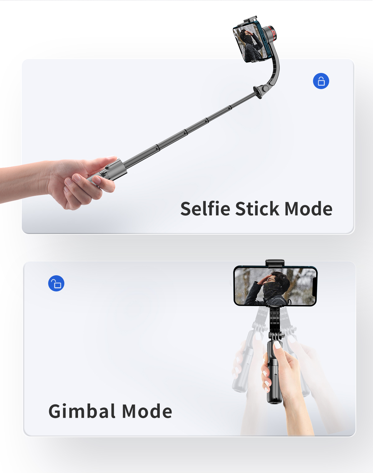 มาใหม่ไม้เซลฟี่ระบบกันสั่นGimbal Stabilizer L18s mini กันสั่นสำหรับมือ ...