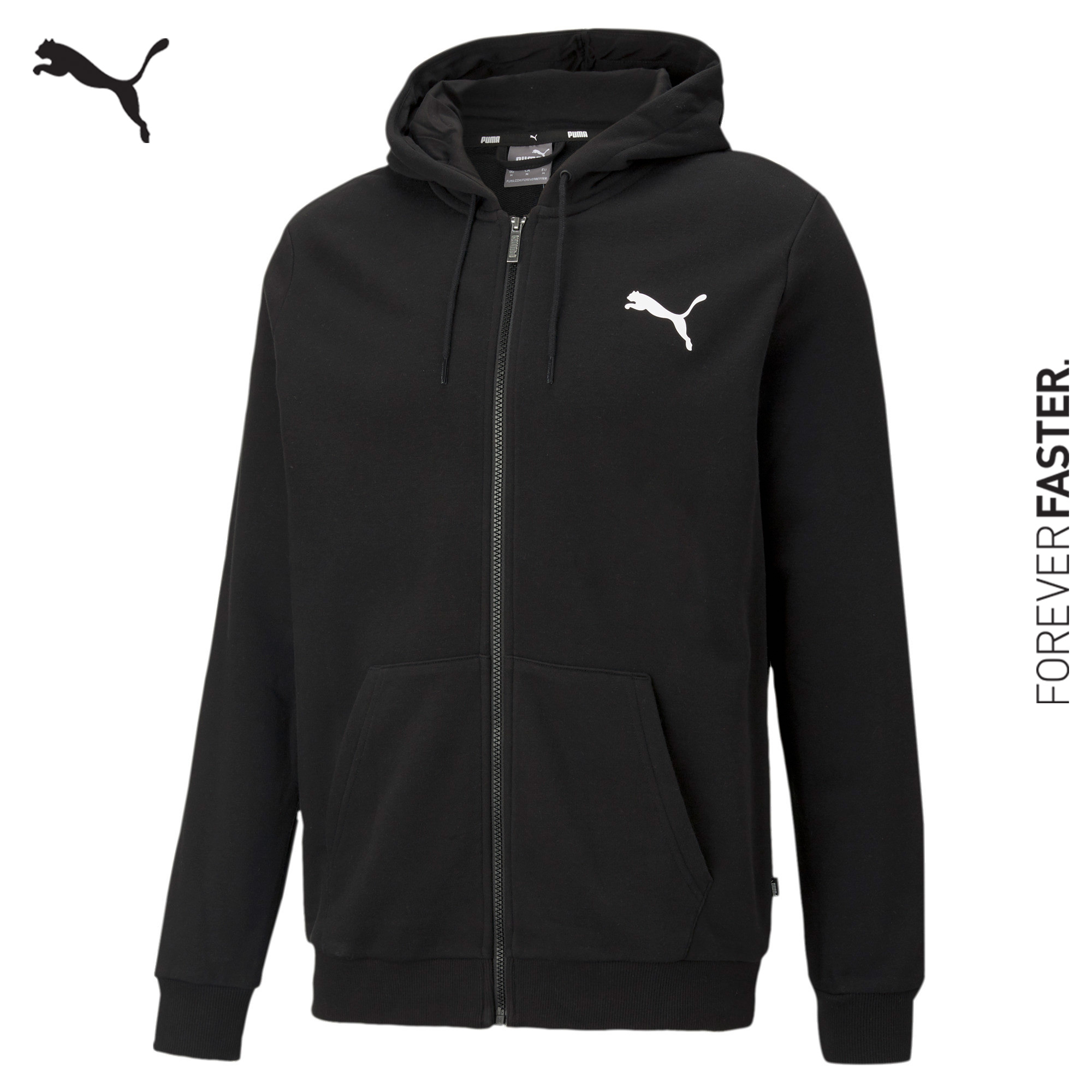 PUMA BASICS - เสื้อเชิ้ตโปโลผู้ชาย Essentials สีดำ - APP - 58667601 ...