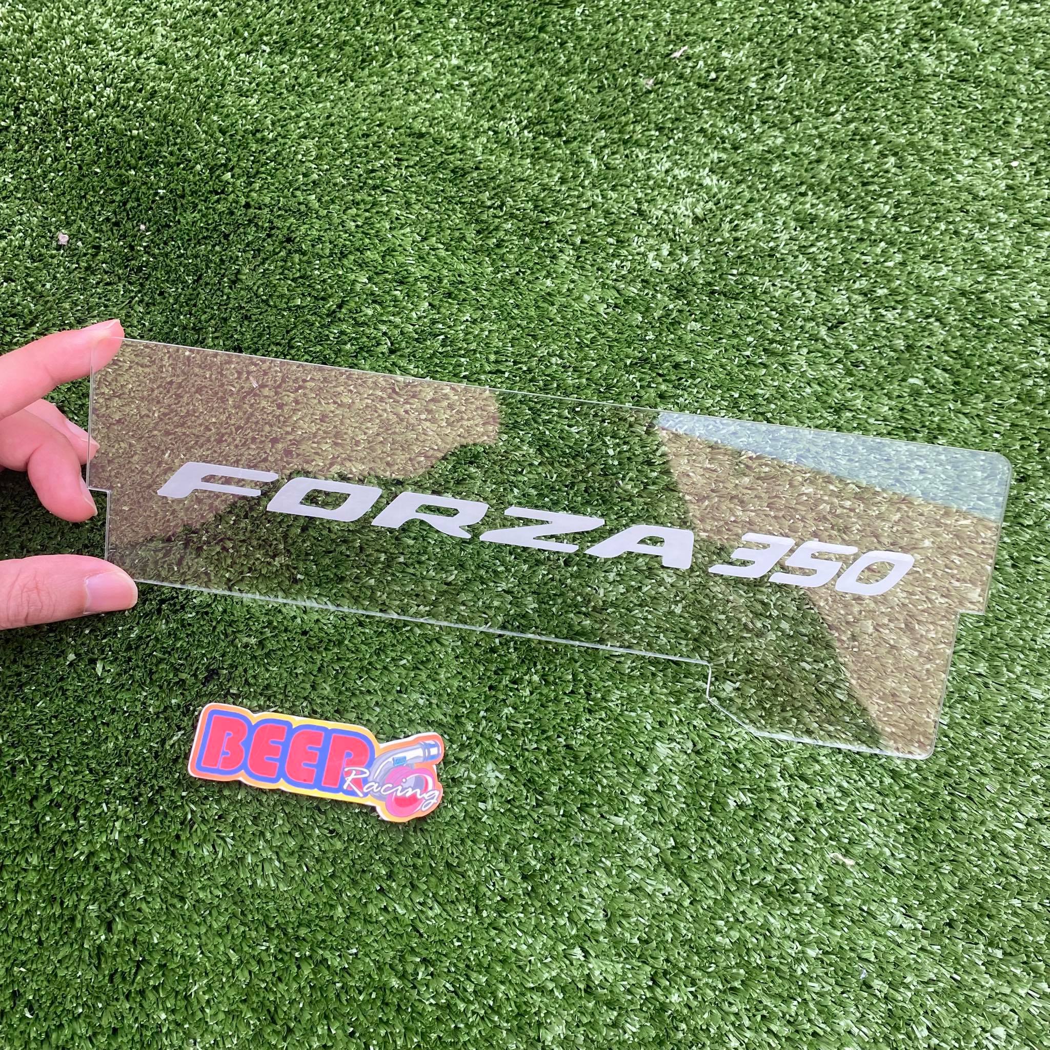 แผ่นกั้นใต้เบาะFORZA350 สกีนLogo กันเบาะForza350 งานอคิลิค งานหนาอย่าง ...