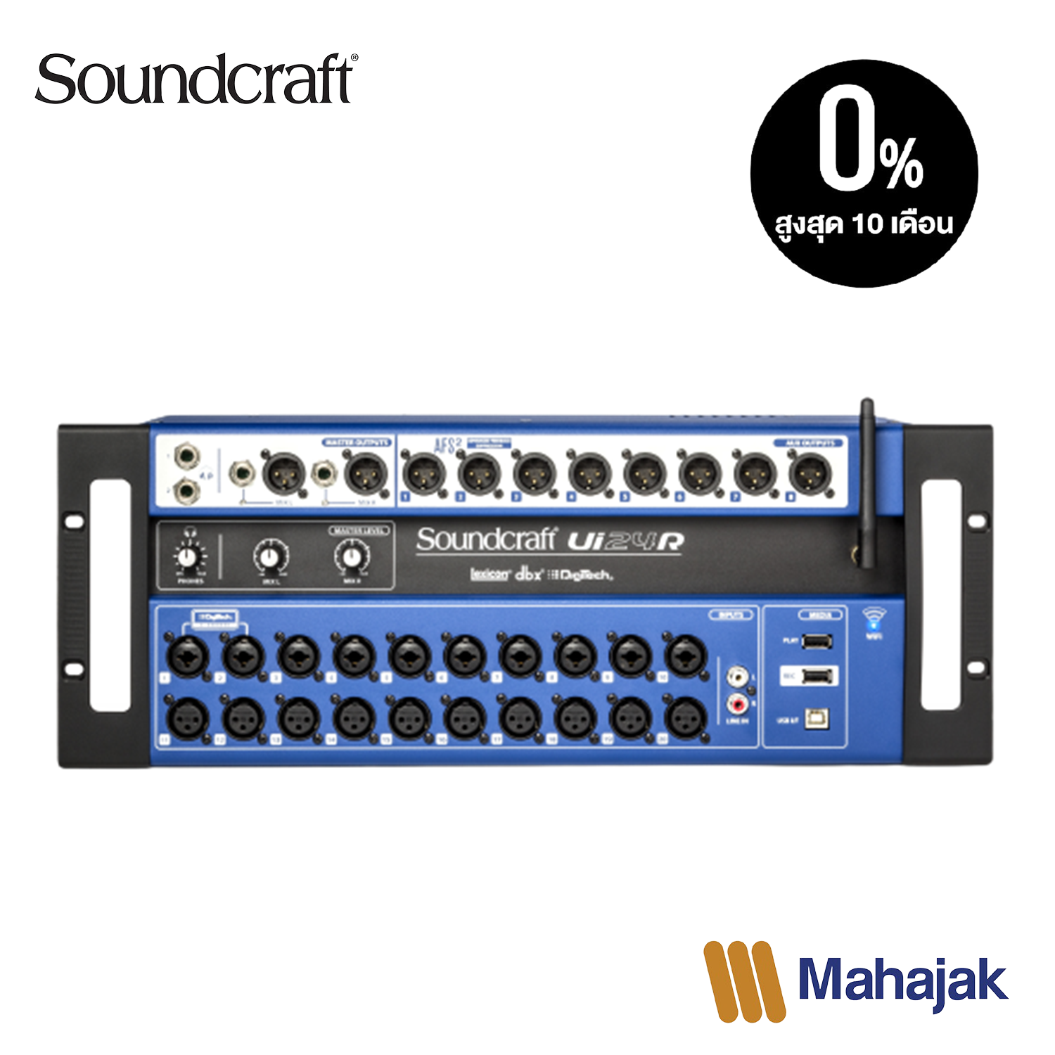 Soundcraft Ui-24R | 24-channel Digital Mixer/USB Multi-Track Recorder ...