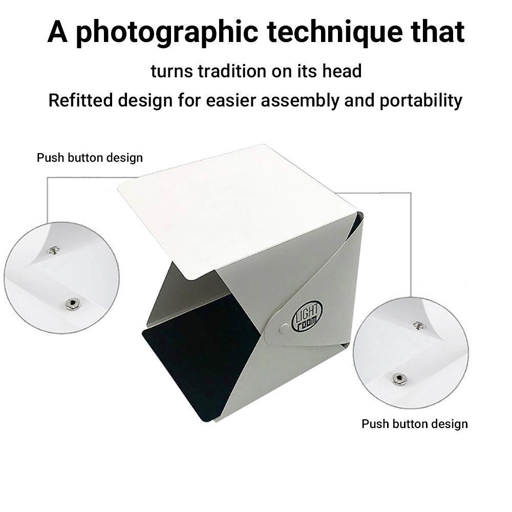 สตูดิโอถ่ายภาพ กล่องถ่ายภาพ แบบพกพา Light Room LightRoom Photo Studio 9 ...