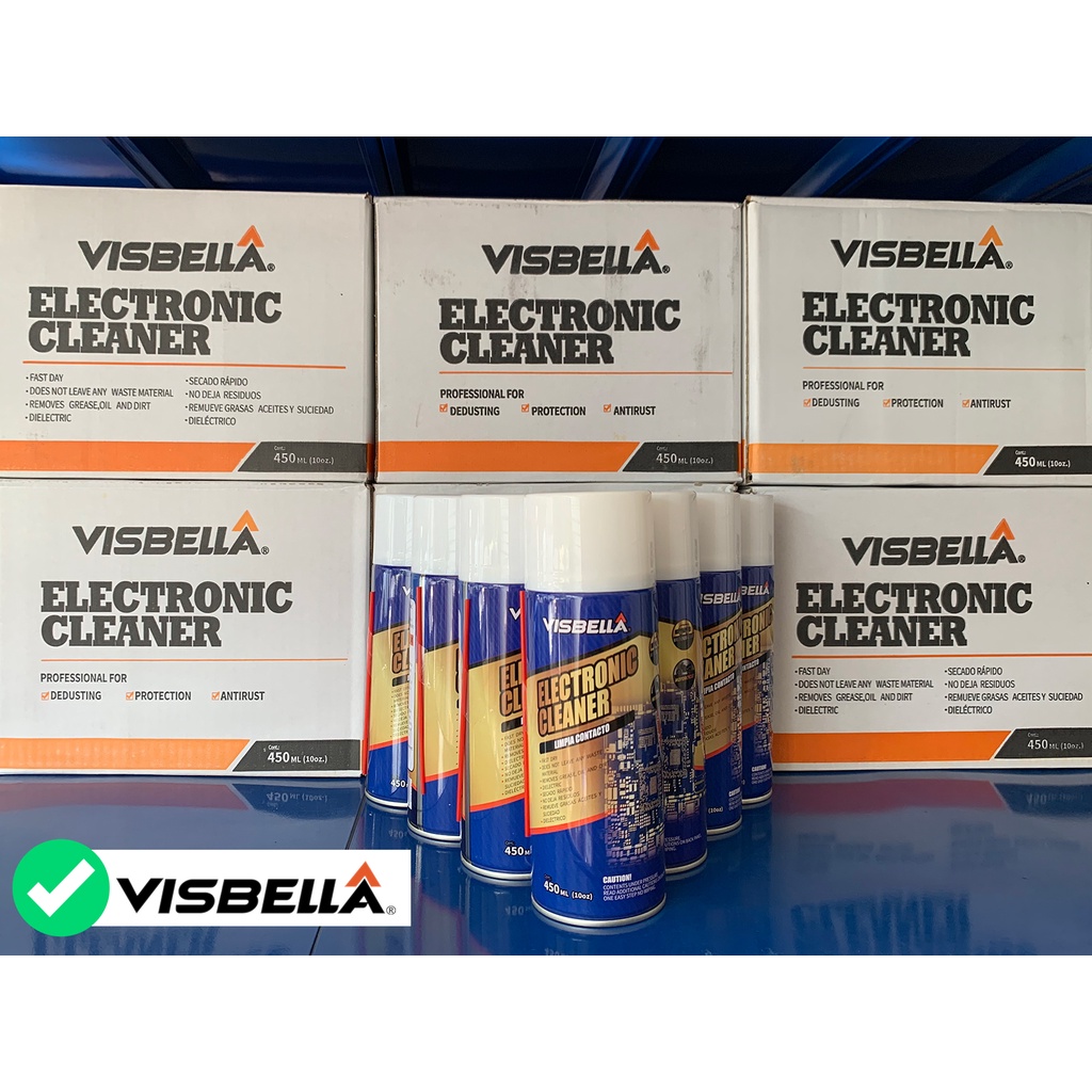 VISBELLA สเปรย์ทำความสะอาดแผงวงจร อุปกรณ์อิเล็กทรอนิกส์ Electronic Cleaner 450ml - Lifestyles ...