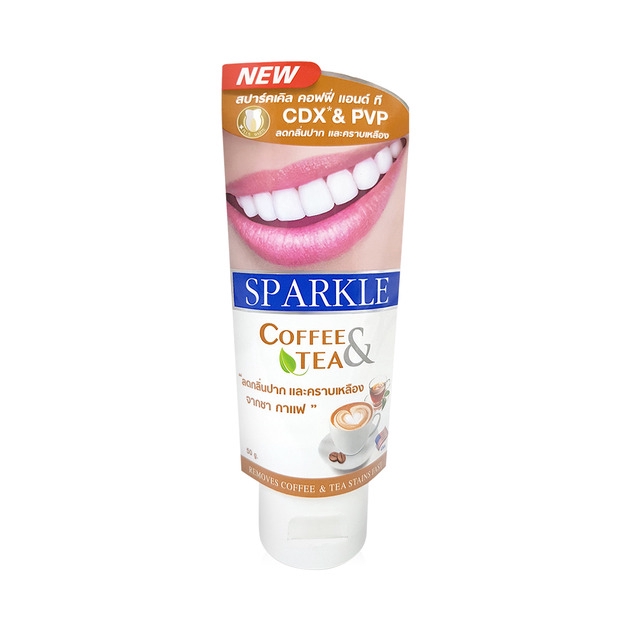 Sparkle Coffee&Tea Drinkers Whitening Toothpaste 50g (SK0183). - Rakad ...